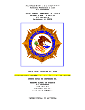 Fillable Online FCI Sandstone Federal PrisonSandstone MN PrisonFCI ...