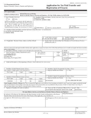 Fillable Online Application for Tax Paid Transfer and Registration of ...