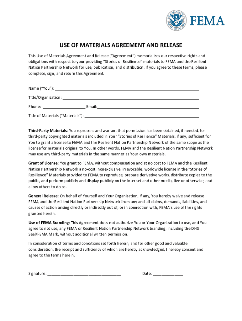 Fillable Online FEMA Resources for Climate ResilienceFEMA Resources for ...