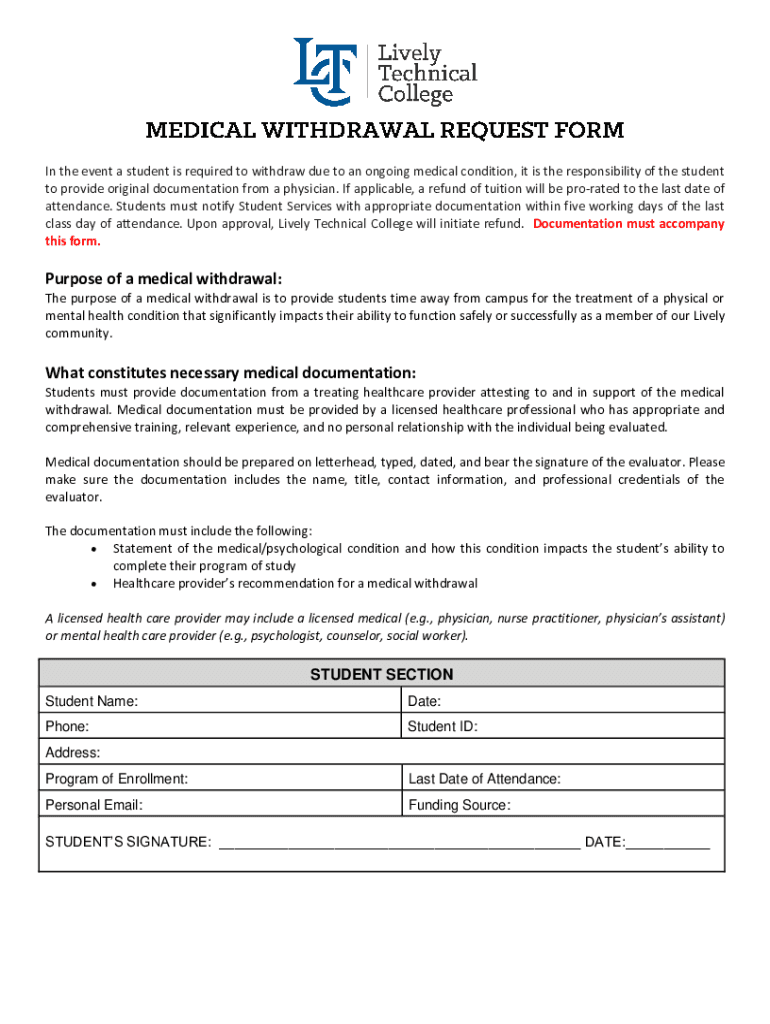 Fillable Online students.asu.eduformsmedical-compassionateMedical and Compassionate Withdrawal ...