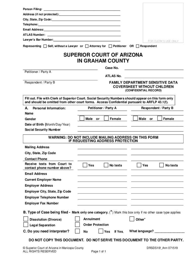 Fillable Online Summary Consent Decree Process for Divorce - Superior ...