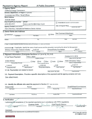 Fillable Online boardclerk.sccgov.orgform-801-payment-agencyForm 801 ...
