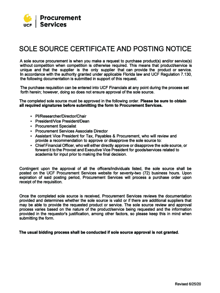 Fillable Online procurement ucf procurement.ucf.eduwp ...