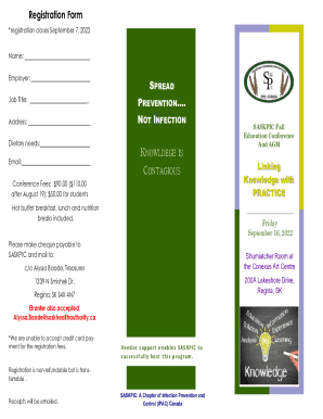 Fillable Online Registration Form - IPAC Canada Fax Email Print - pdfFiller