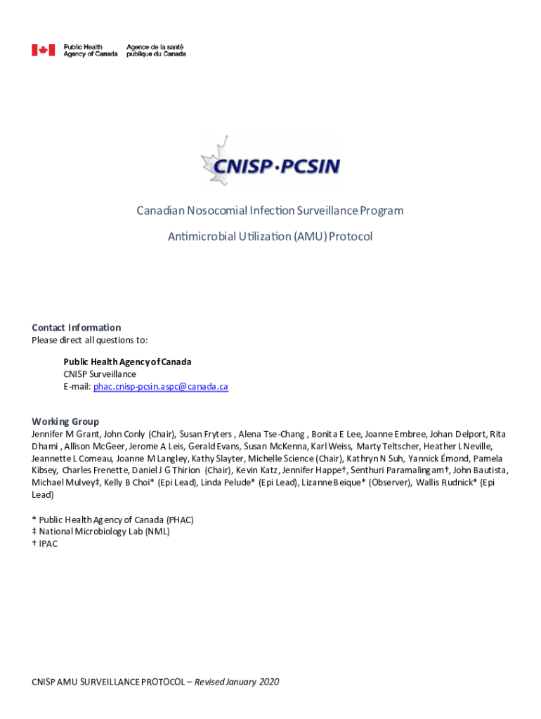 Fillable Online health-infobase.canada.cacnispantimicrobialThe Canadian Nosocomial Infection ...