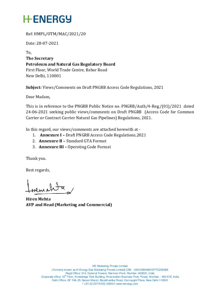 Fillable Online pngrb gov in.linkedin.comcompanypngrbPetroleum and ...