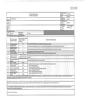 Fillable Online Standard Form - Performance Progress Report (SF-PPR) Fax Email Print - pdfFiller