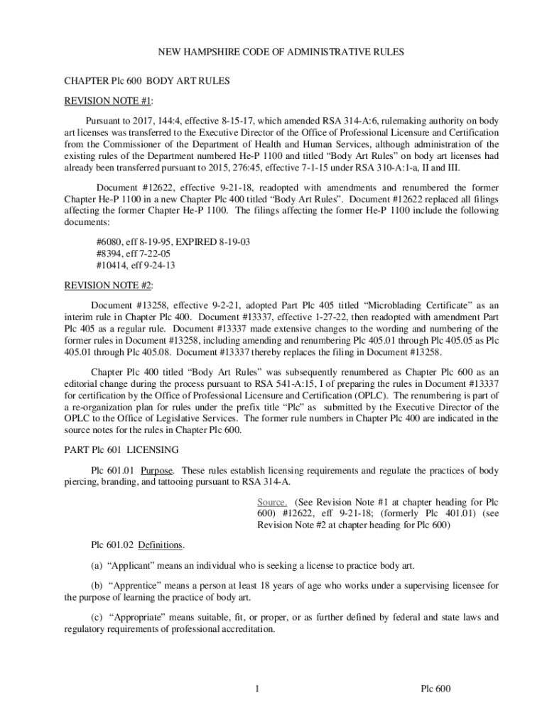 Fillable Online regulations.justia.comstatesnew-hampshireNew Hampshire ...