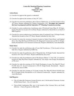 Fillable Online Regional Planning CommissionPutnam County TNPlanning ...