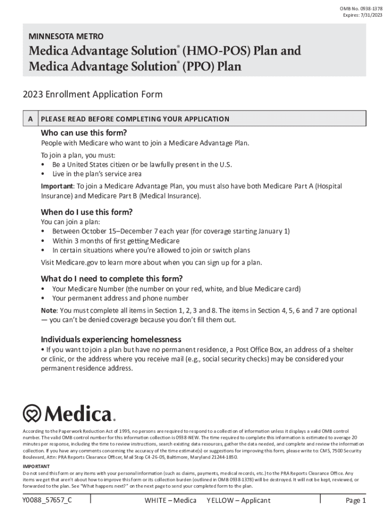 Fillable Online OMB No. 0938-1378 Expires 7/31/2024 2023 Individual ...