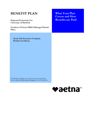 Fillable Online BENEFIT PLAN What Your Plan Covers and How Prepared ...