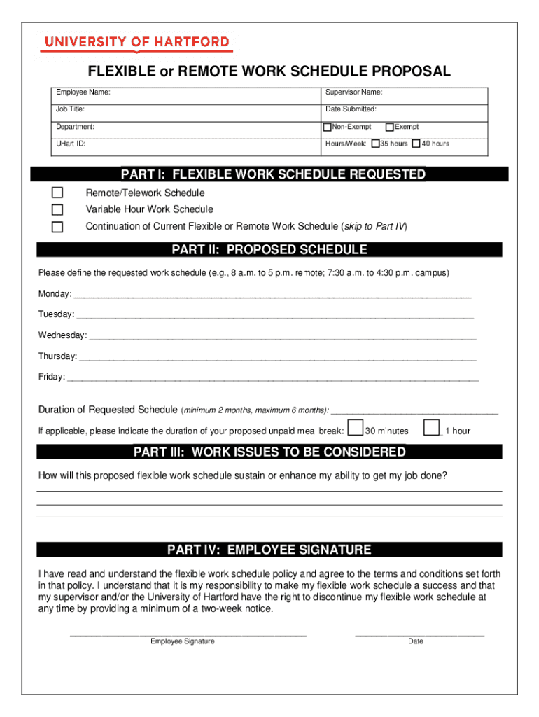 Fillable Online 8+ SAMPLE Remote Work Proposal in PDF Fax Email Print ...