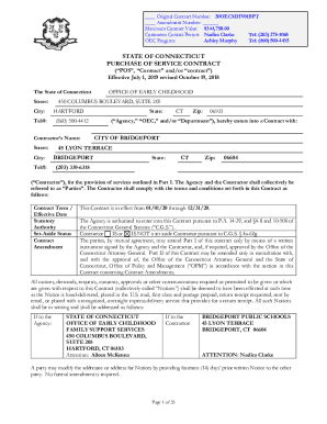 Fillable Online 1. PARTIES Original Contract Number 201500002126 ...