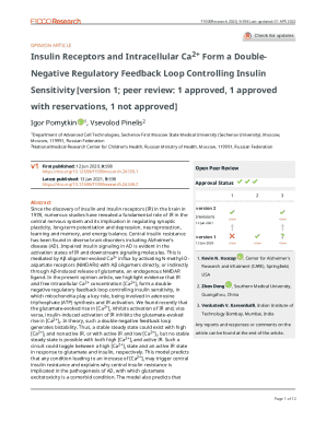 Fillable Online f1000research.comarticles9-598Insulin Receptors and ...