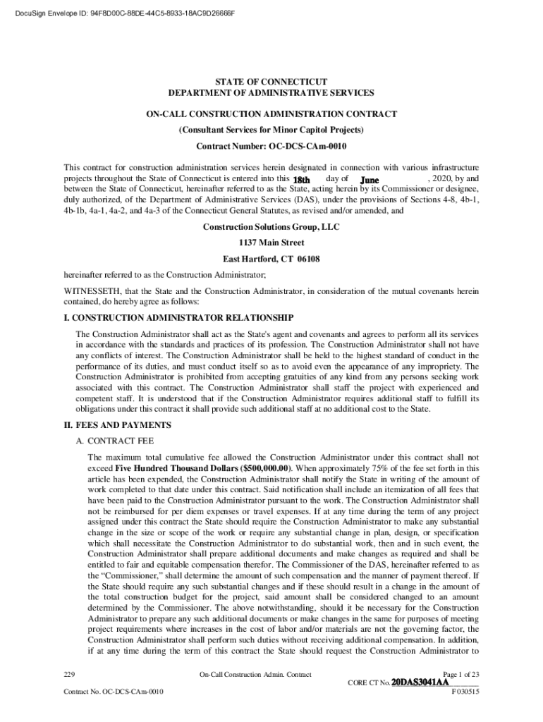 Fillable Online OC-DCS-CAm-0010 Fully Executed.pdf - Biznet Fax Email Print - pdfFiller