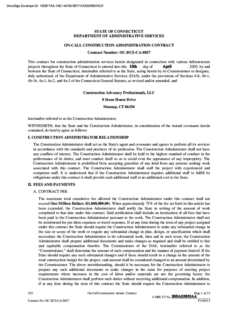 Fillable Online DAS Construction Services - A Summary of Resources Fax Email Print - pdfFiller