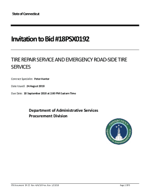 Fillable Online 24-hr Emergency Tire Service & Commercial Tire ...