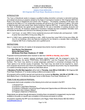 Fillable Online One (1) original and two (2) copies of all proposal ...