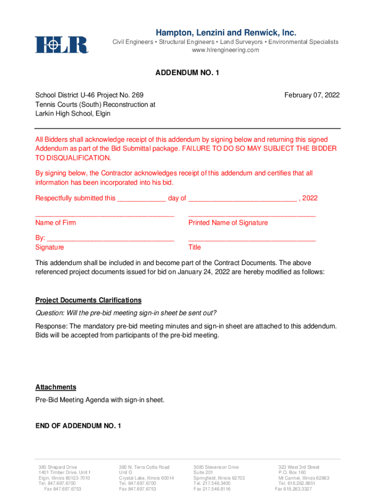 Fillable Online HLR Helps U-46 Students Explore a Career in Civil ...