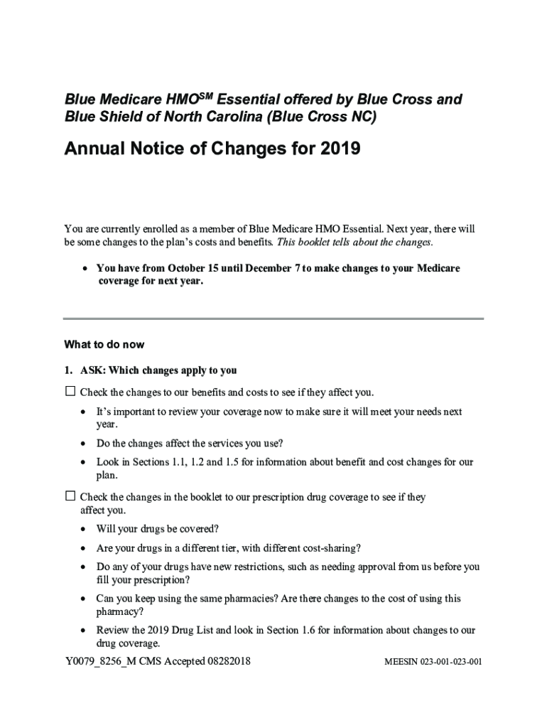 Fillable Online Blue Medicare Essential Plus (HMO-POS) - 2023 Blue ...