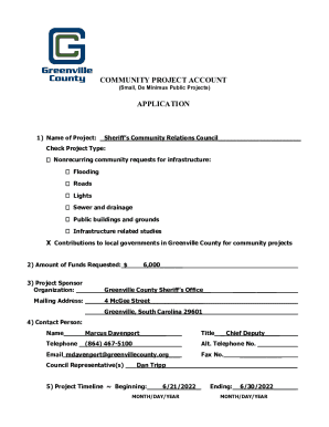 Fillable Online FY22 MilCon/VA - Community Project Funding Request Fax ...
