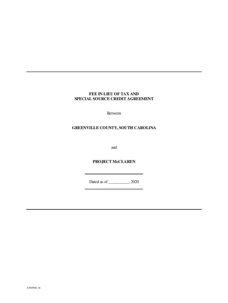 Fillable Online GREENVILLE COUNTY, SOUTH CAROLINA Fax Email Print - pdfFiller