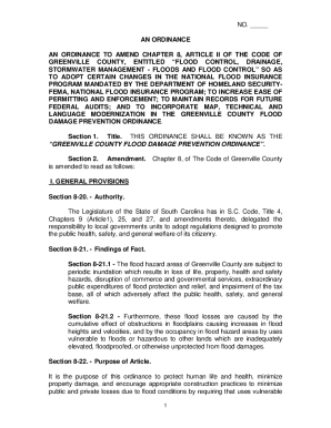 Fillable Online Flood Damage Prevention Ord (2).pdf - Greenville County Fax Email Print - pdfFiller