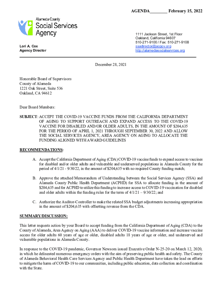 Fillable Online Jackson Street Office - Alameda County Social Services Fax Email Print - pdfFiller