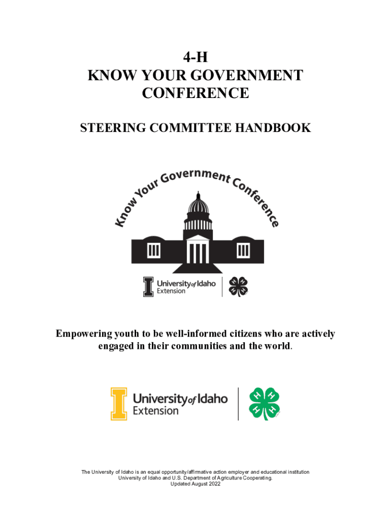 Fillable Online Know Your Government - UI Extension 4-H Youth ...