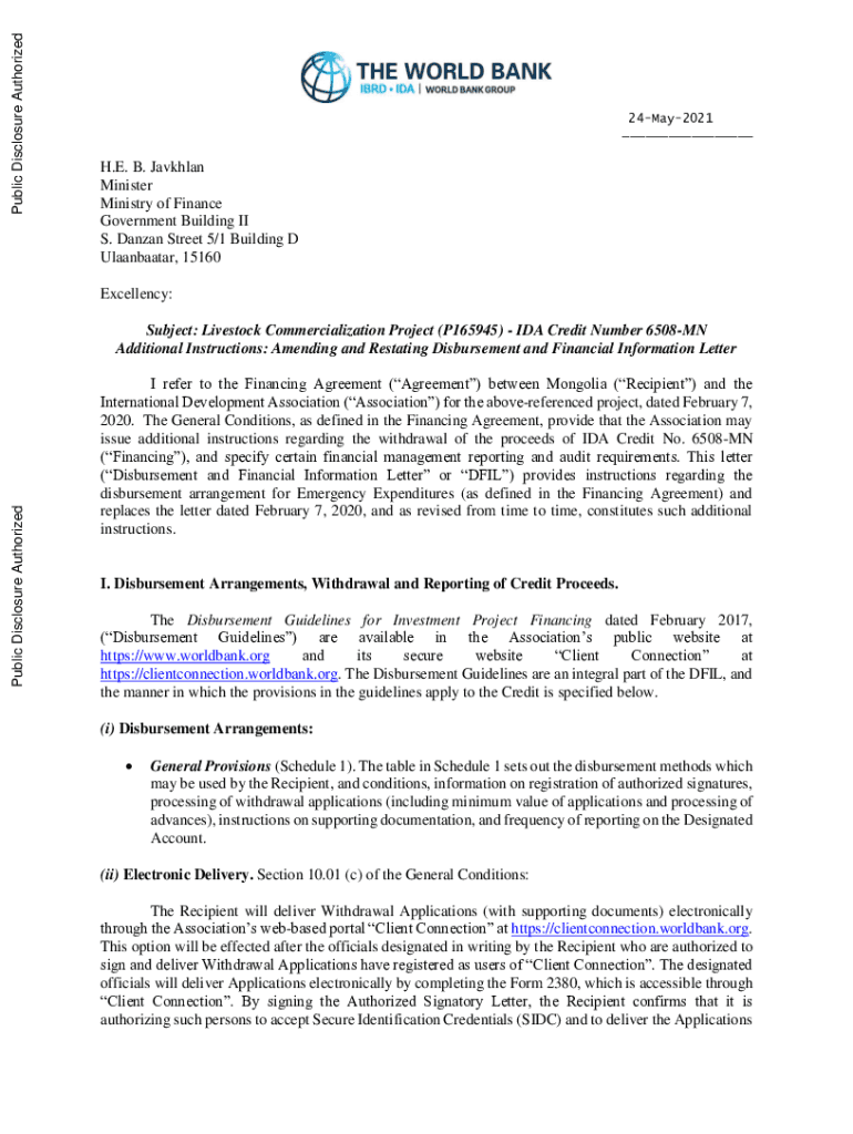 Fillable Online documents.worldbank.org en publicationOfficial Documents- Amending and Restating ...