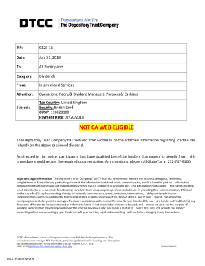 Fillable Online User Documentation - DTCC Fax Email Print - pdfFiller