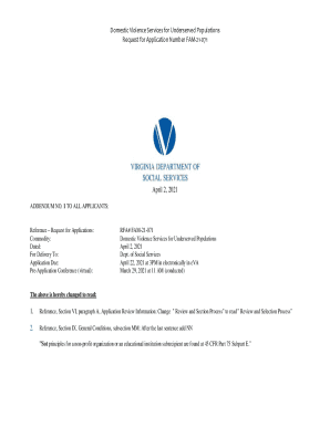 Fillable Online Domestic Violence (DV) - Virginia Department of Social ...