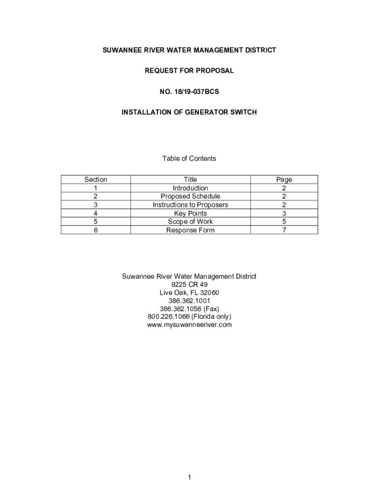 Fillable Online Form Center - Suwannee River Water Management District ...