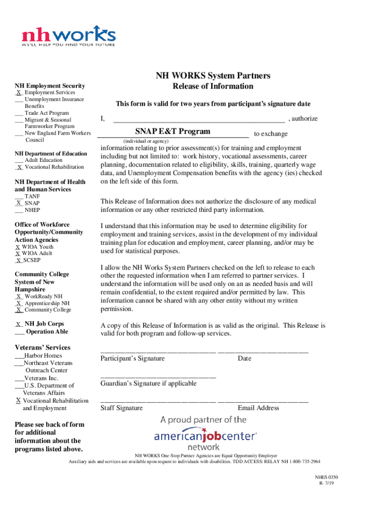 Fillable Online Forms and PublicationsNew Hampshire Employment Security ...