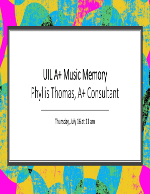 Fillable Online Mighty Music Memory - OverviewMighty Music Memory ...