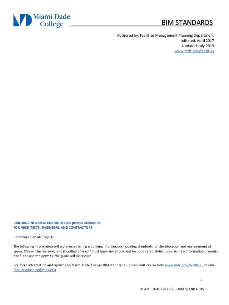 Fillable Online IU BIM Guidelines and Standards.pdf - BIM Guidelines ...