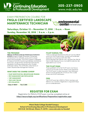 Fillable Online FNGLA Certified Landscape Maintenance Technician (PDF ...