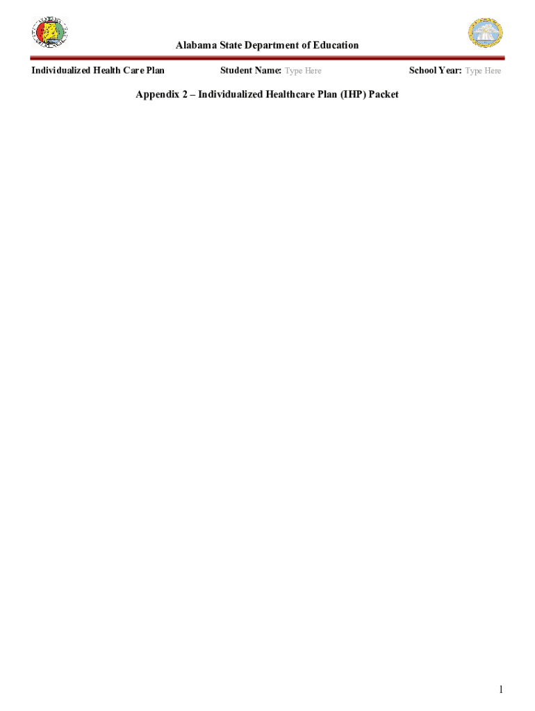 Fillable Online Individualized Education Program (IEP) - Alabama State ...