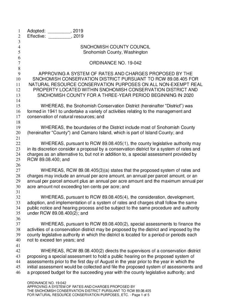 Fillable Online Snohomish County, Washington Fax Email Print - pdfFiller