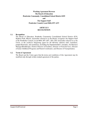 Fillable Online Working Agreement Between - Amazon AWS Fax Email Print - pdfFiller