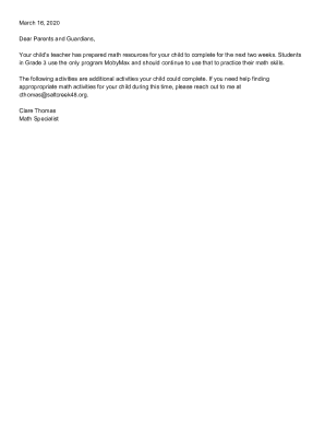 Fillable Online coastalbend.momcollective.comeducationdearDear Parents ...