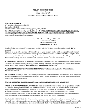 Fillable Online Request for Proposal Storm Drain CleaningNorth Beach MD ...