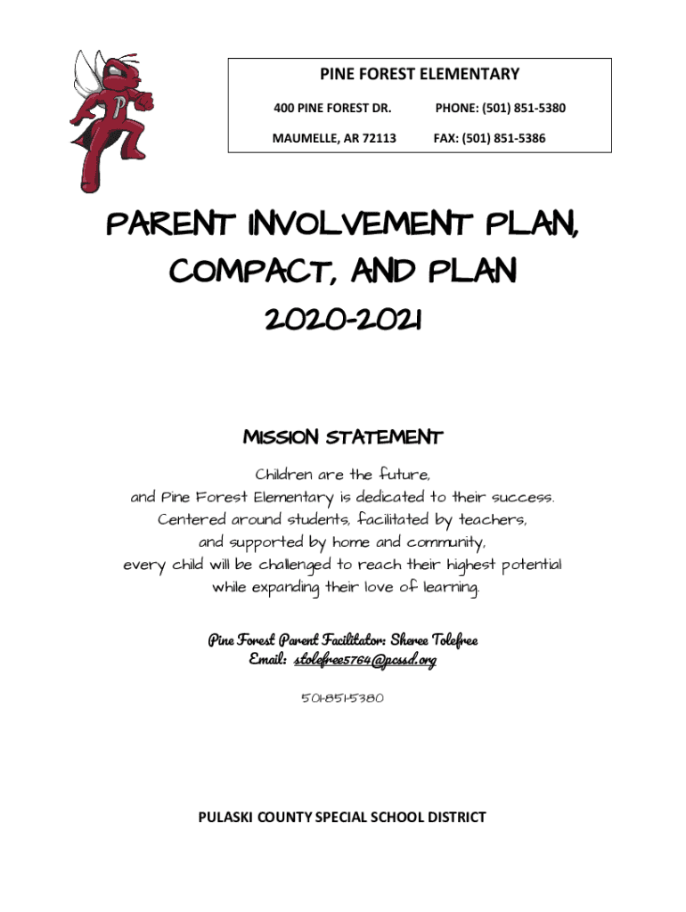Fillable Online Parent Involvement Plan - Martin Luther King, Jr ...