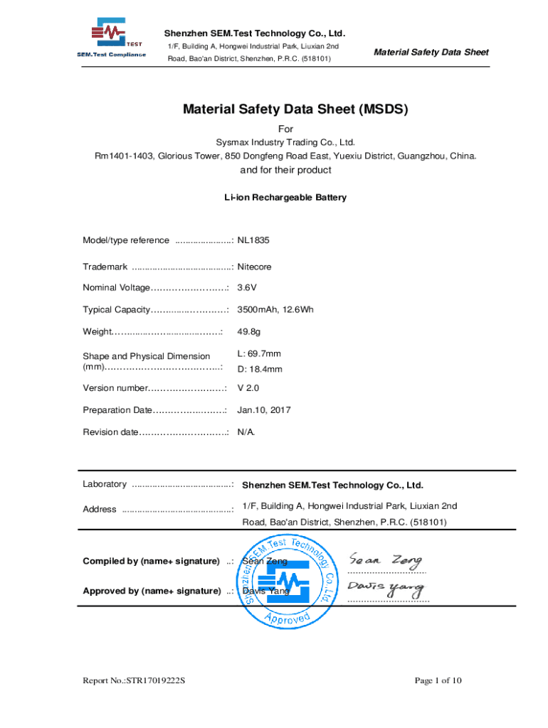 Fillable Online lib store yahoo Safety Data Sheet (SDS) - Global ...