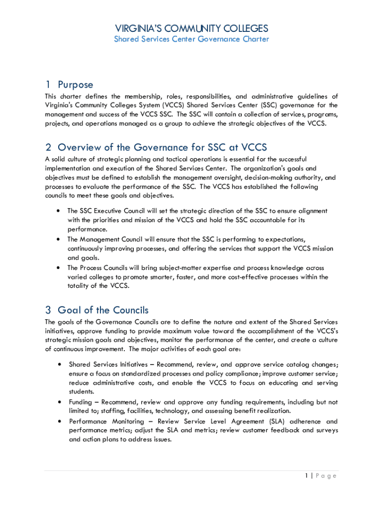 Fillable Online VCCS Shared Services Center - Virginia's Community ...
