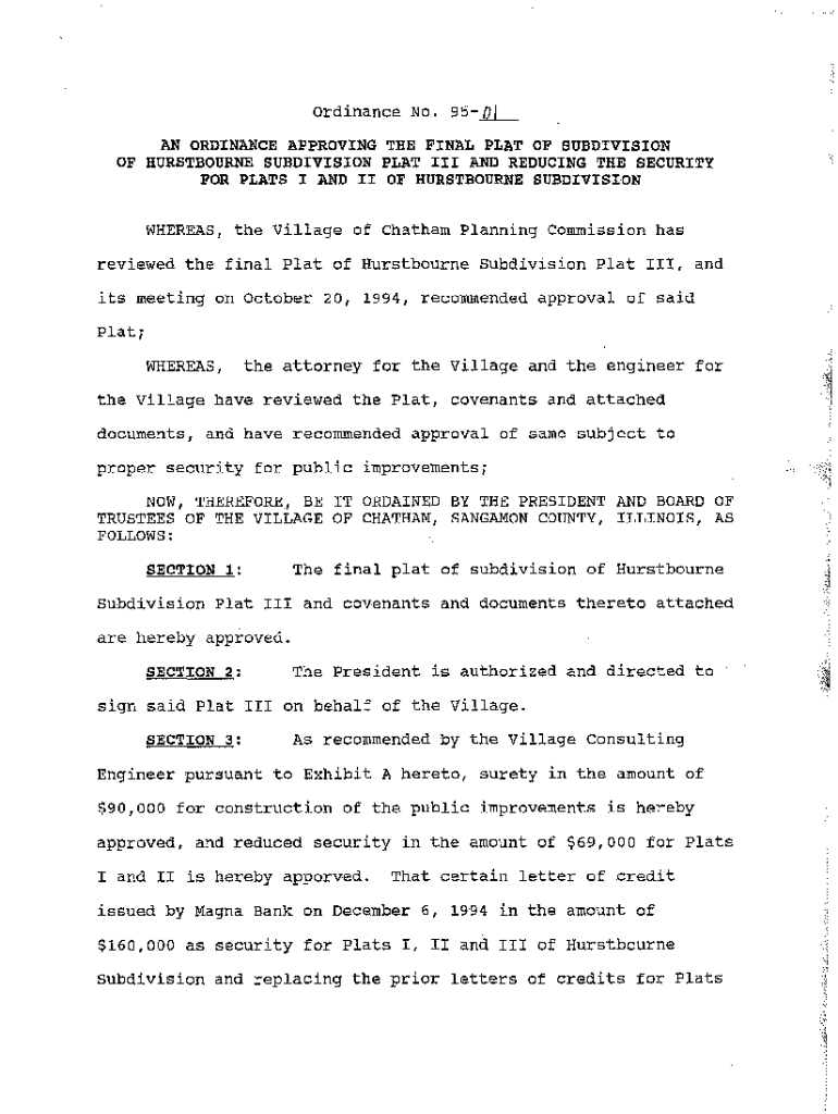 Fillable Online Subdivision Plat Approval: What type of decision is it ...