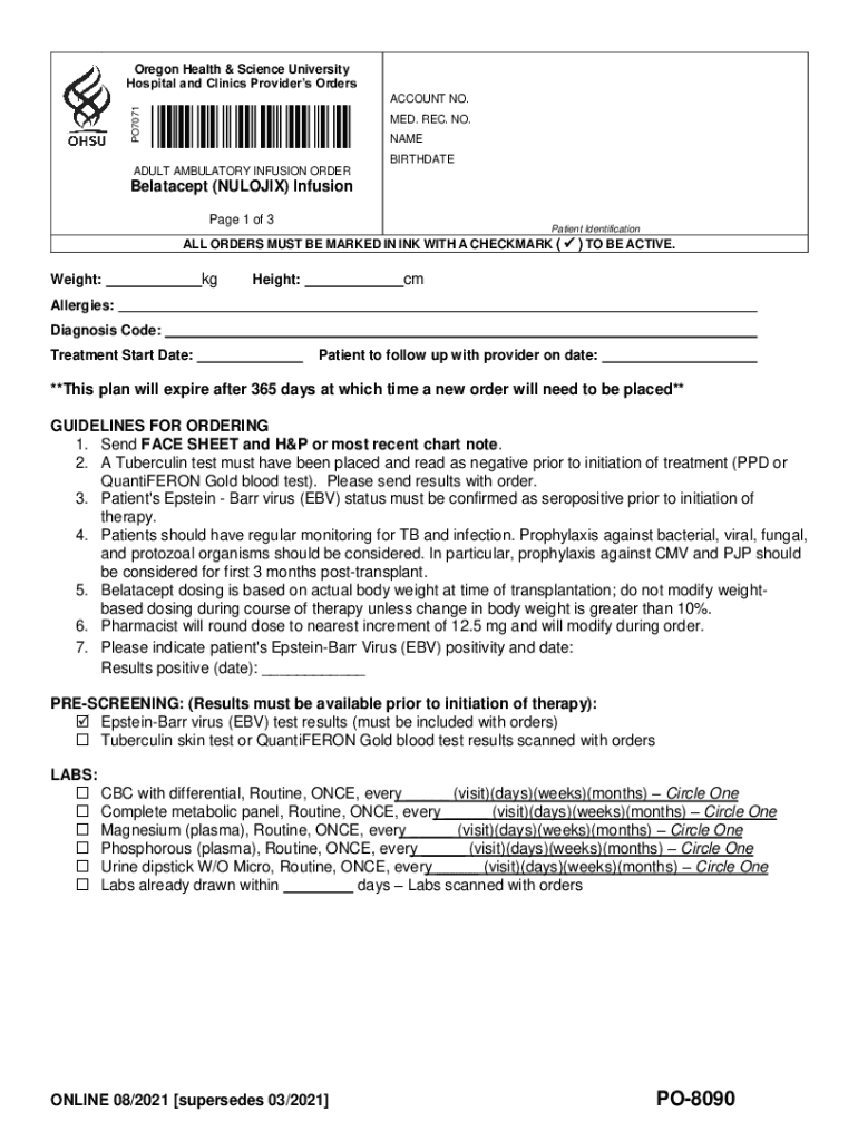 Fillable Online OHSU School of Nursing Klamath Falls Campus - Oregon Institute of ... Fax Email ...