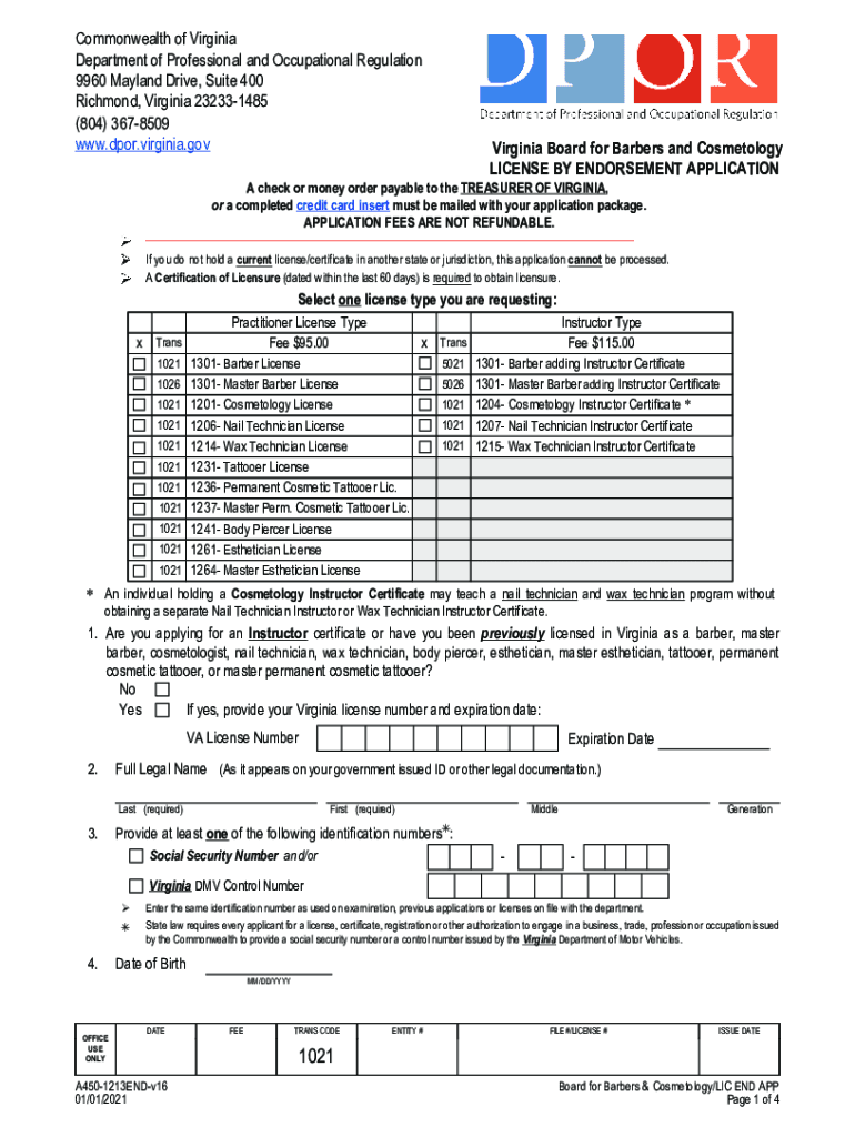 Fillable Online ris.dls.virginia.gov uploads 18VAC41A450-1213END ...