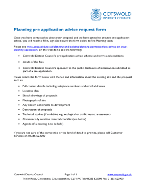 Fillable Online Request pre-application adviceManningham City ...