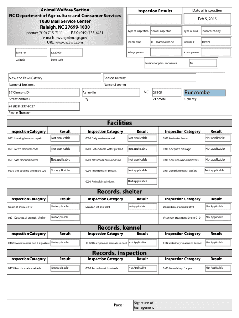 Fillable Online Maw and Paws Cattery Fax Email Print - pdfFiller